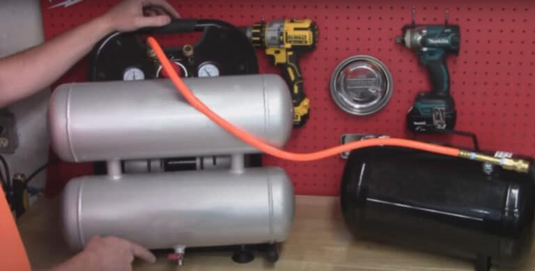 Add another air tank to air compressor (Step by step guide) - BISON ...
