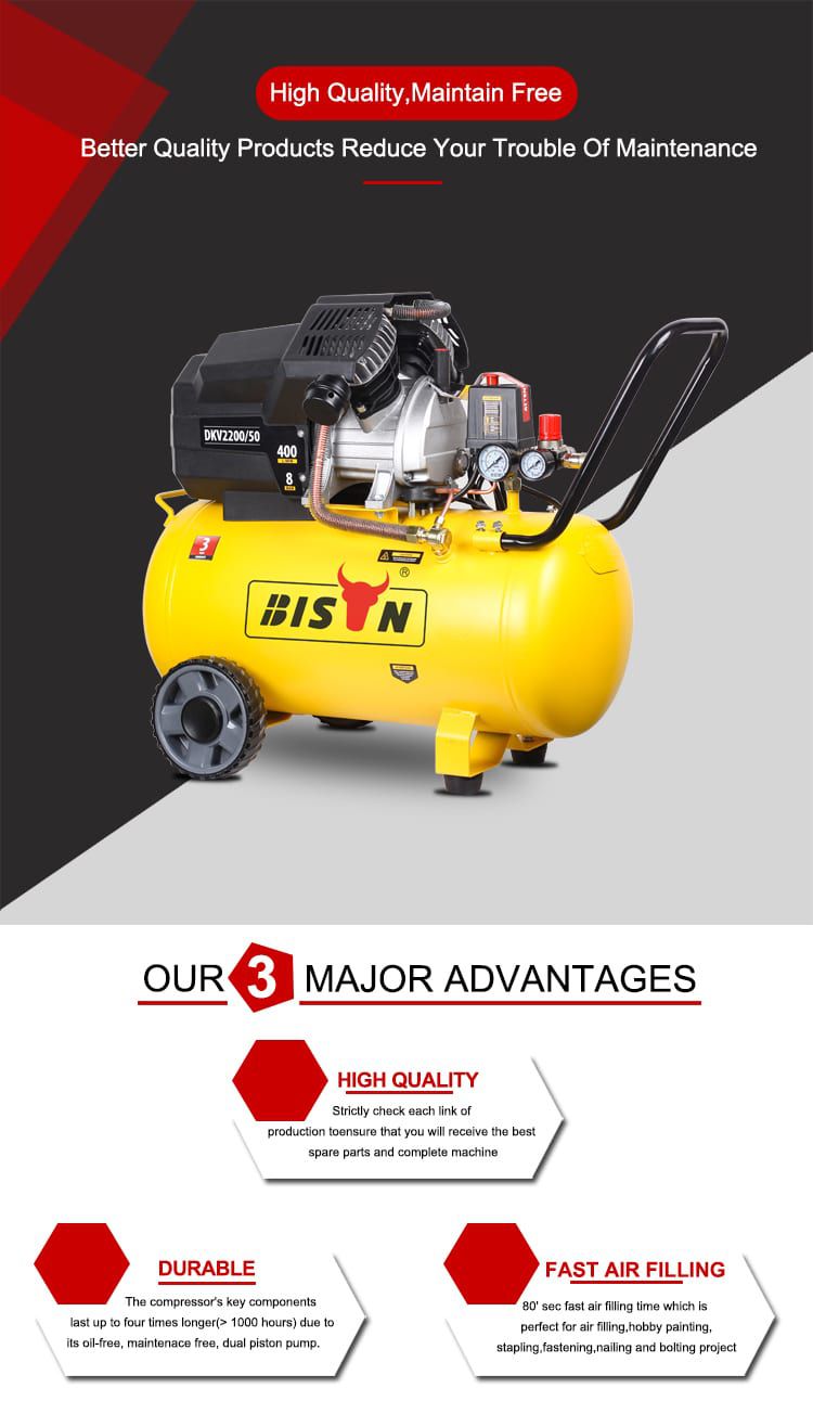 2.2kw direct reciprocating compressor manufacturer - BISON compressor
