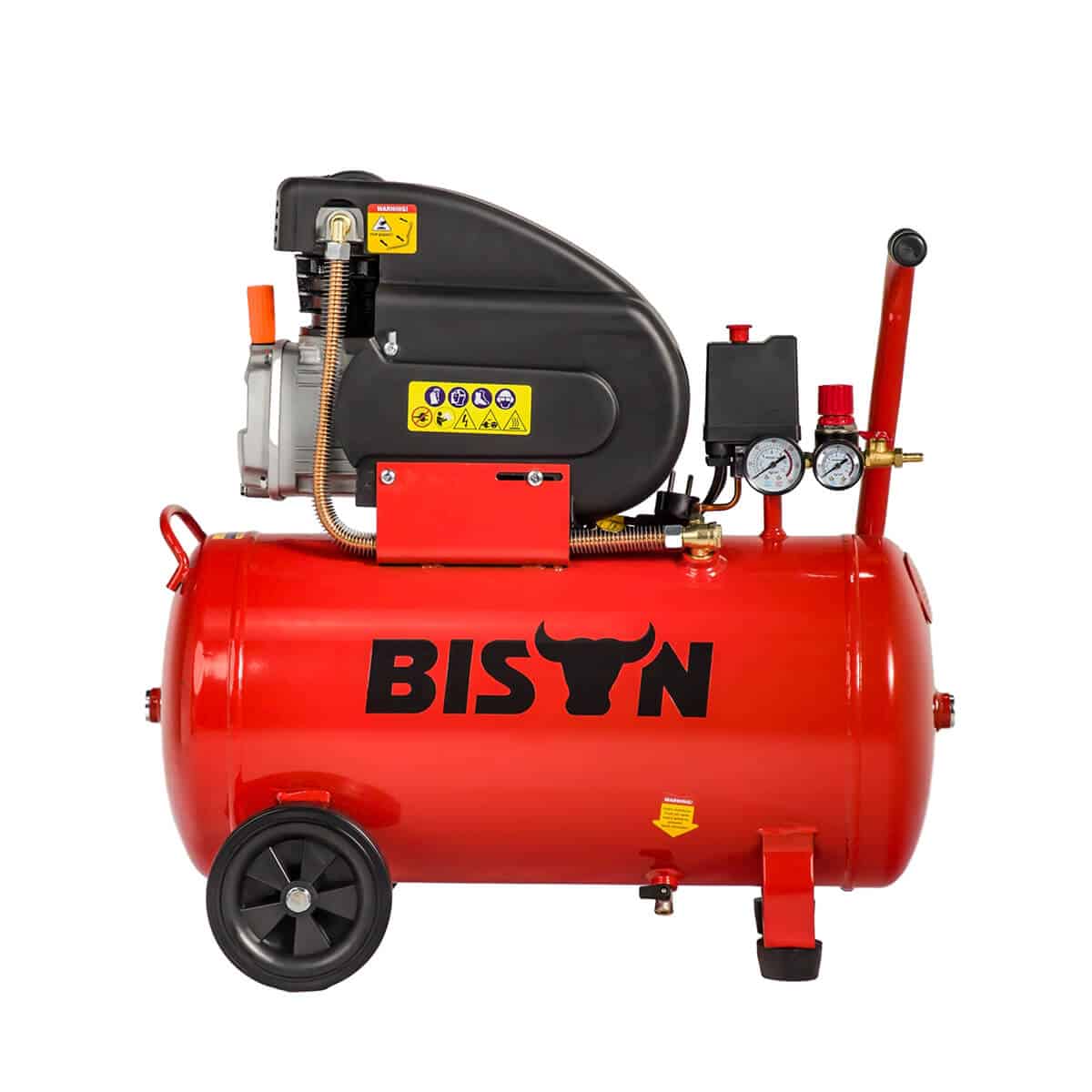 How to connect air hose to air compressor - BISON compressor